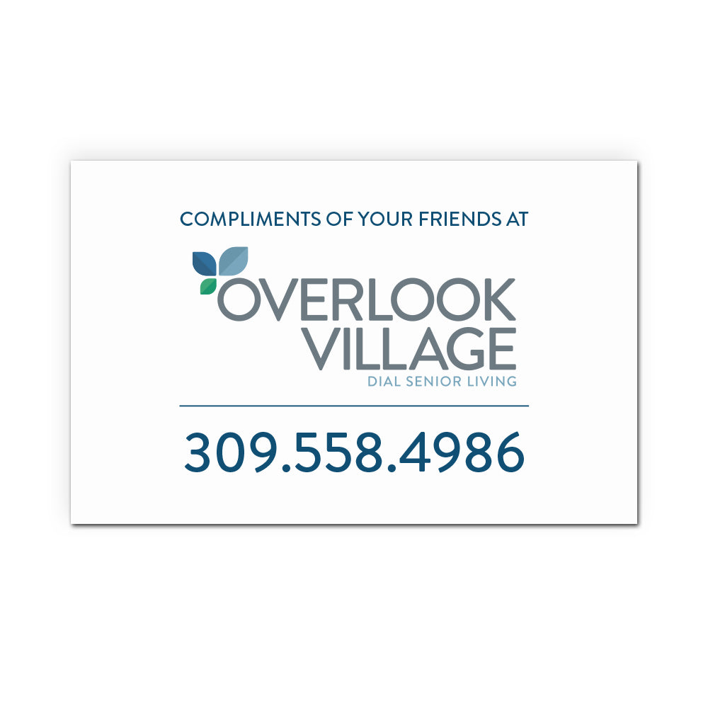 Overlook Logo Sticker – Dial Senior Living Online Store