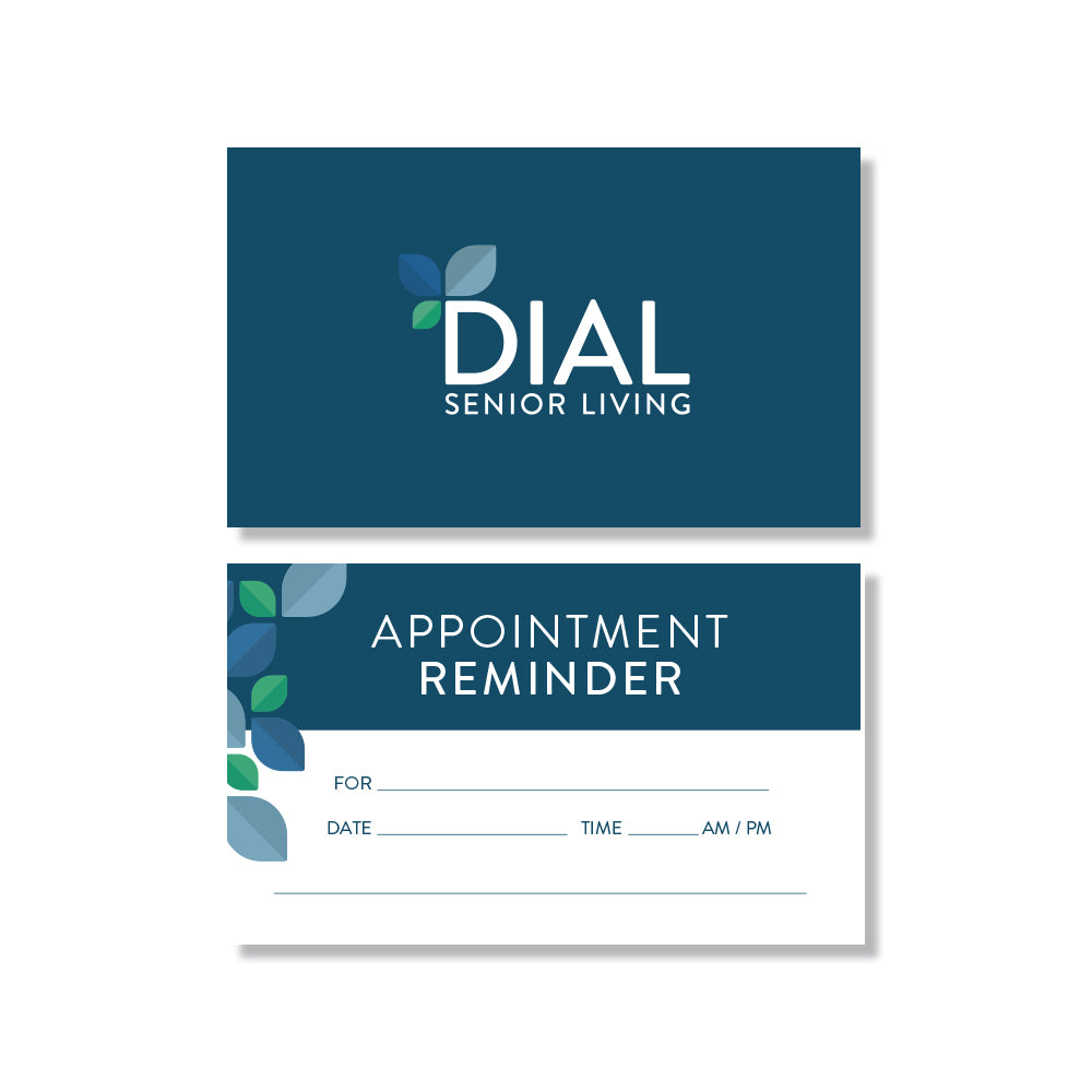 DIAL ONLY - Appointment Reminder Cards – Dial Senior Living Online Store