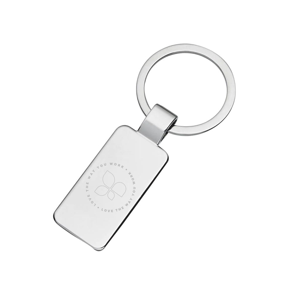 Silver Rectangle Keychains - Love the way you work – Dial Senior Living ...